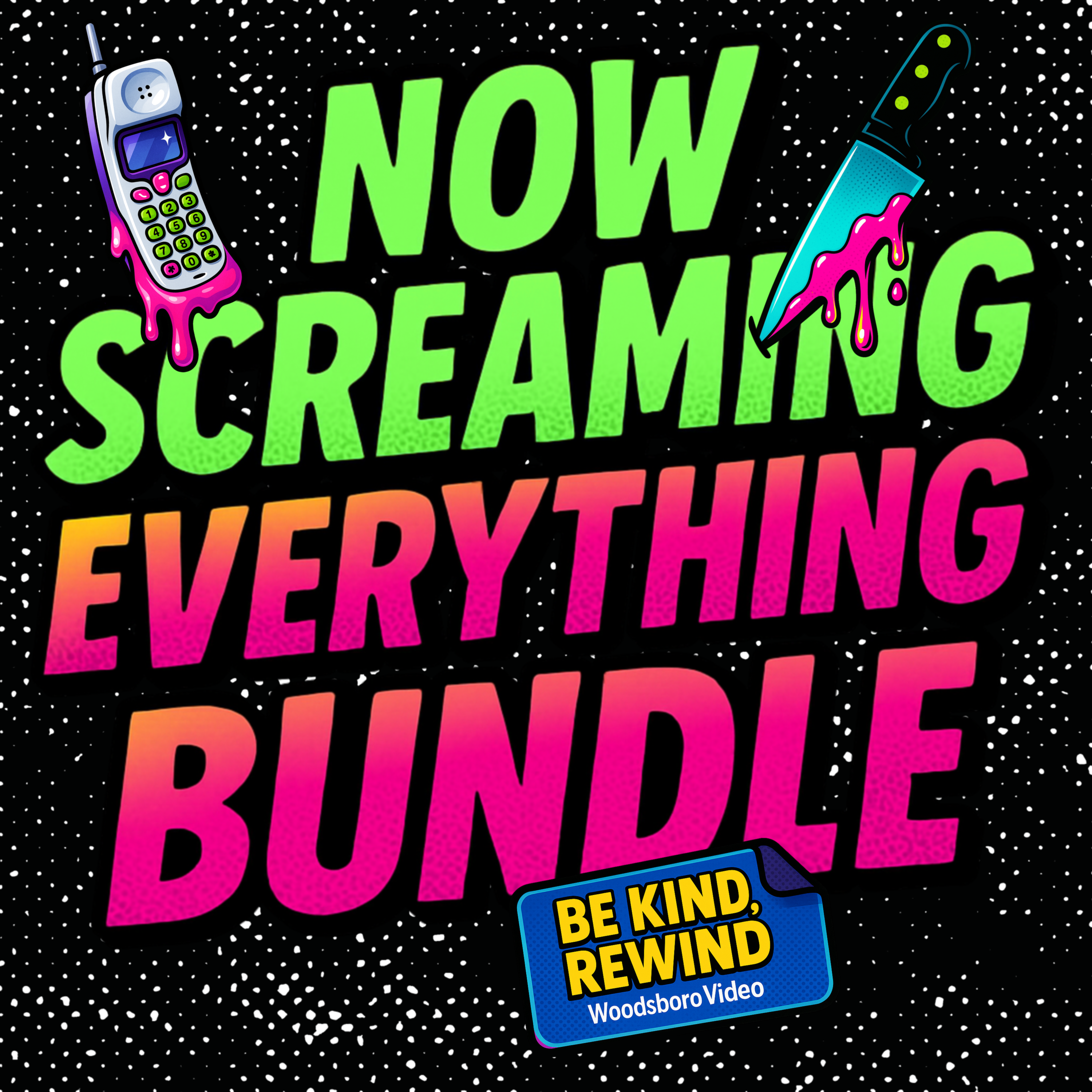 Now Screaming Bundle | Retro Horror Comic Design Collection PNGs – Rust ...